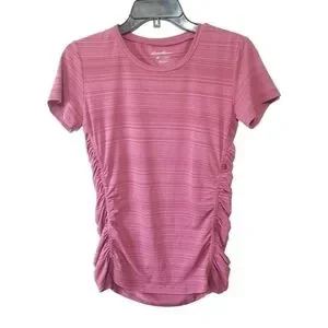 Eddie Bauer | Tops | Eddie Bauer Free Dry Short Sleeved Ruched Tshirt ...